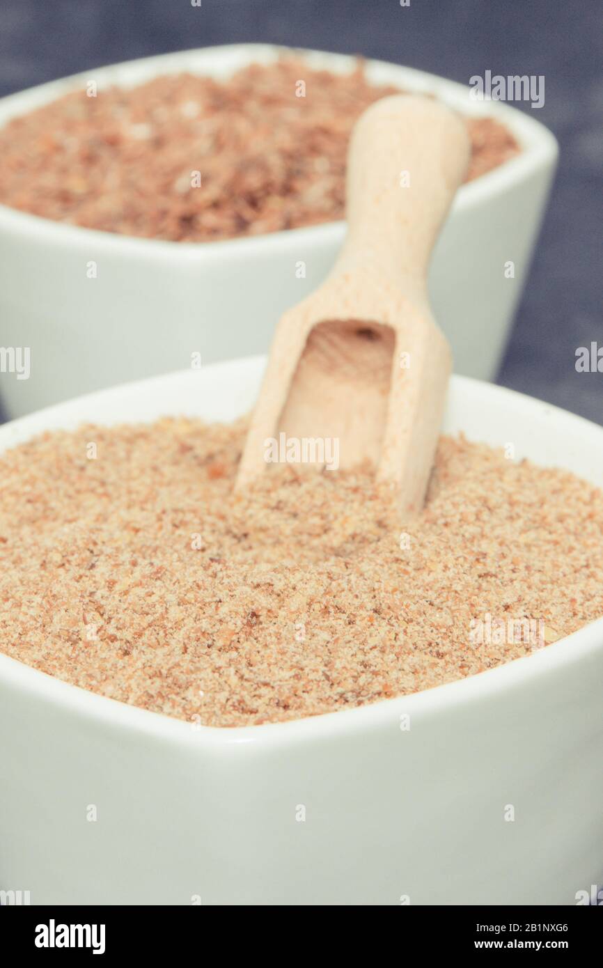 Flaxseed as source natural vitamins, minerals, dietary fiber and acids ...