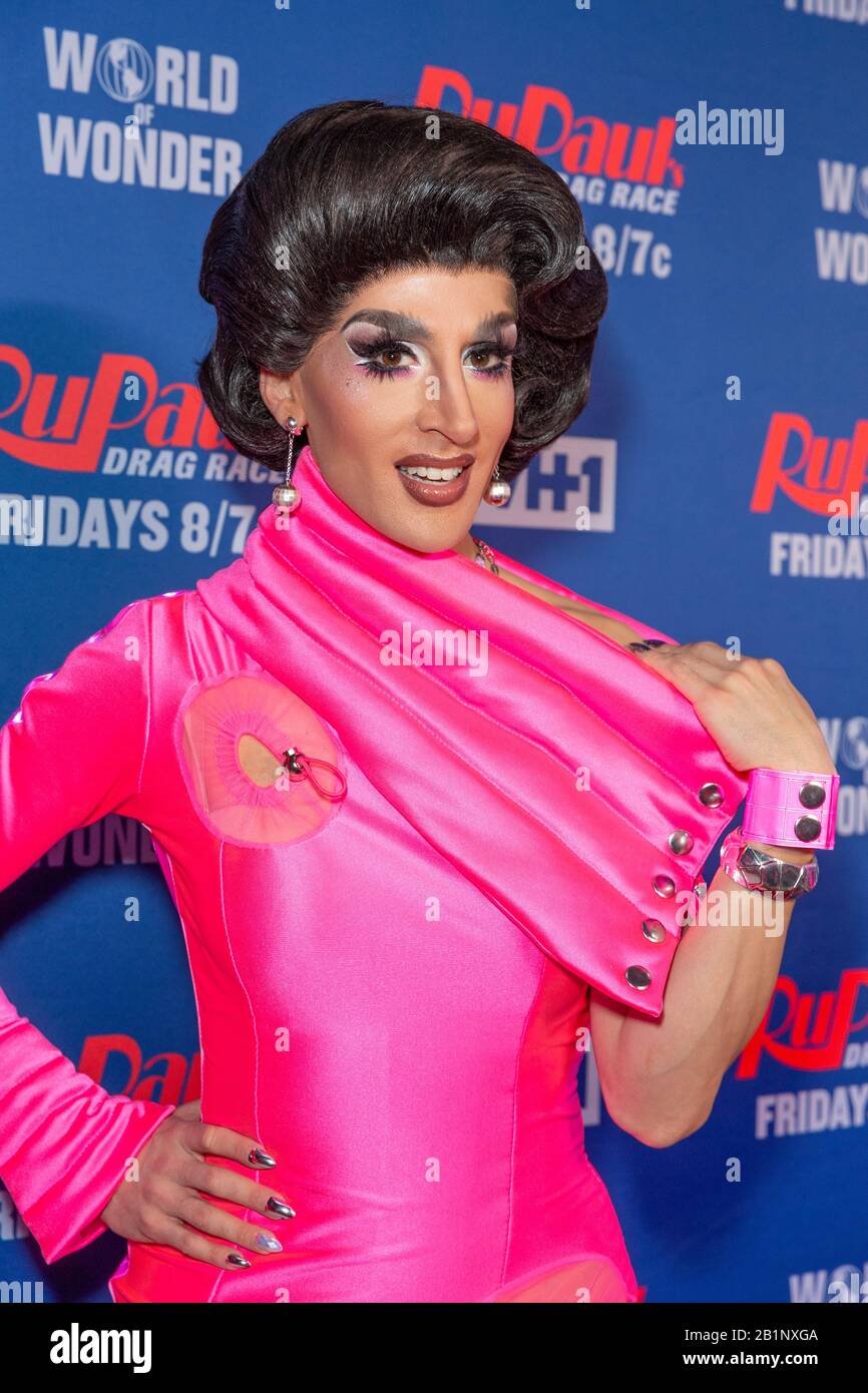 New York, NY - February 26, 2020: Drag Queen Jackie Cox attends RuPaul ...