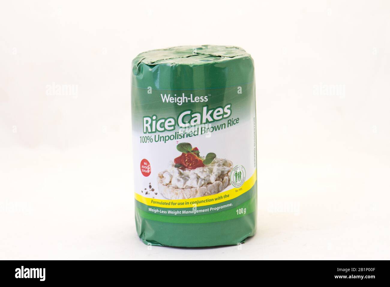 Alberton, South Africa - a packet of Weigh-Less rice cakes isolated on ...