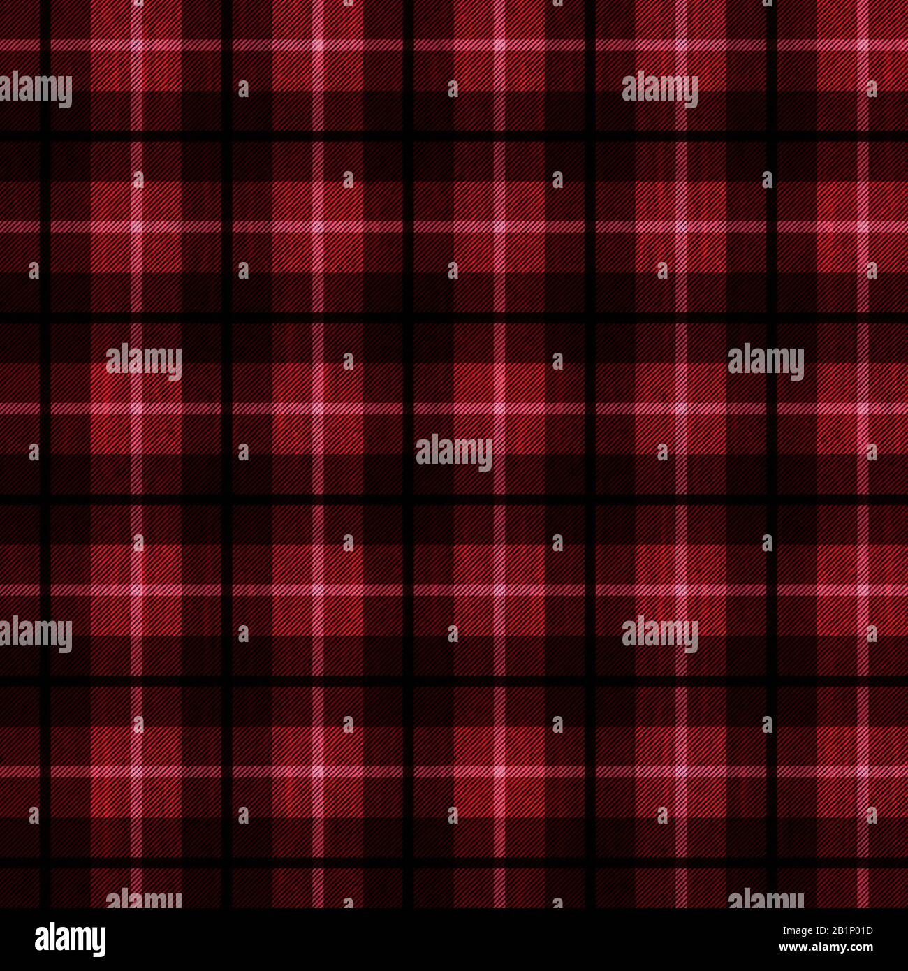 seamless pattern background of black and red plaid fabric texture, can ...