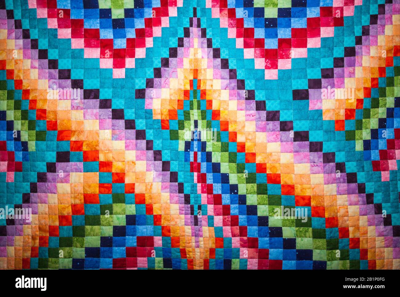 Colorful quilt hi-res stock photography and images - Alamy