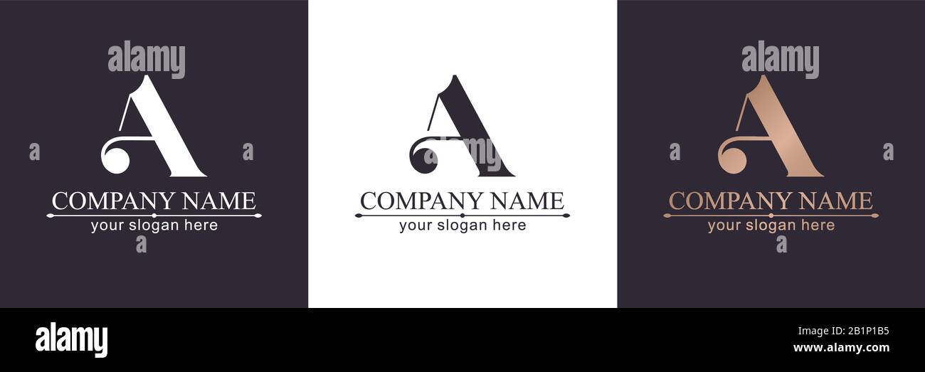 Letter logo or monogram. For your business. Vector sign. Luxurious ...