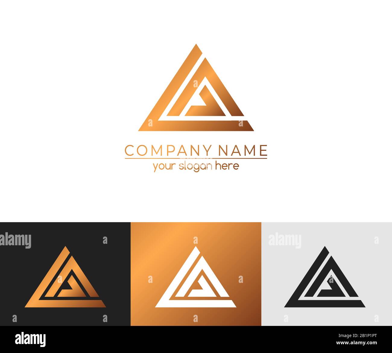 Letter logo or monogram. blank for business card. For your business ...