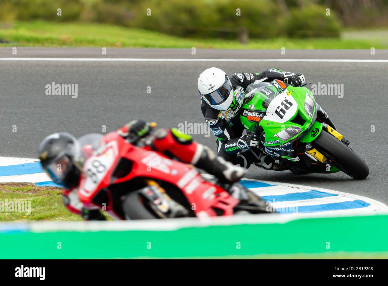 Melbourne, Australia, 27 February, 2020. Australian Superbike rider ...