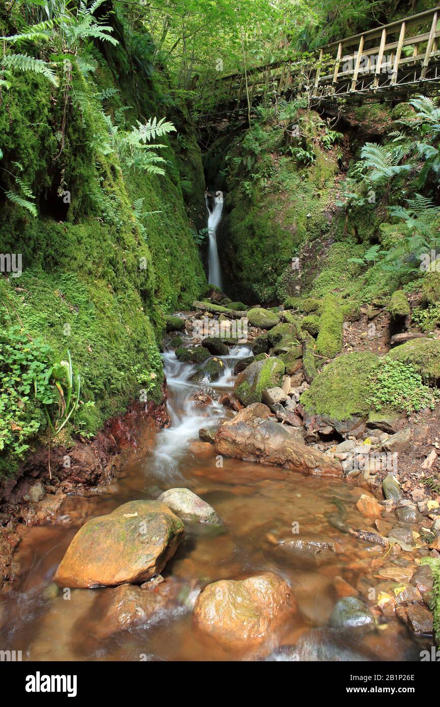 Moving Water Fall & River Stock Photo - Alamy