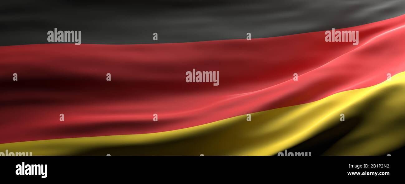 Germany sign symbol. German national flag waving texture background ...