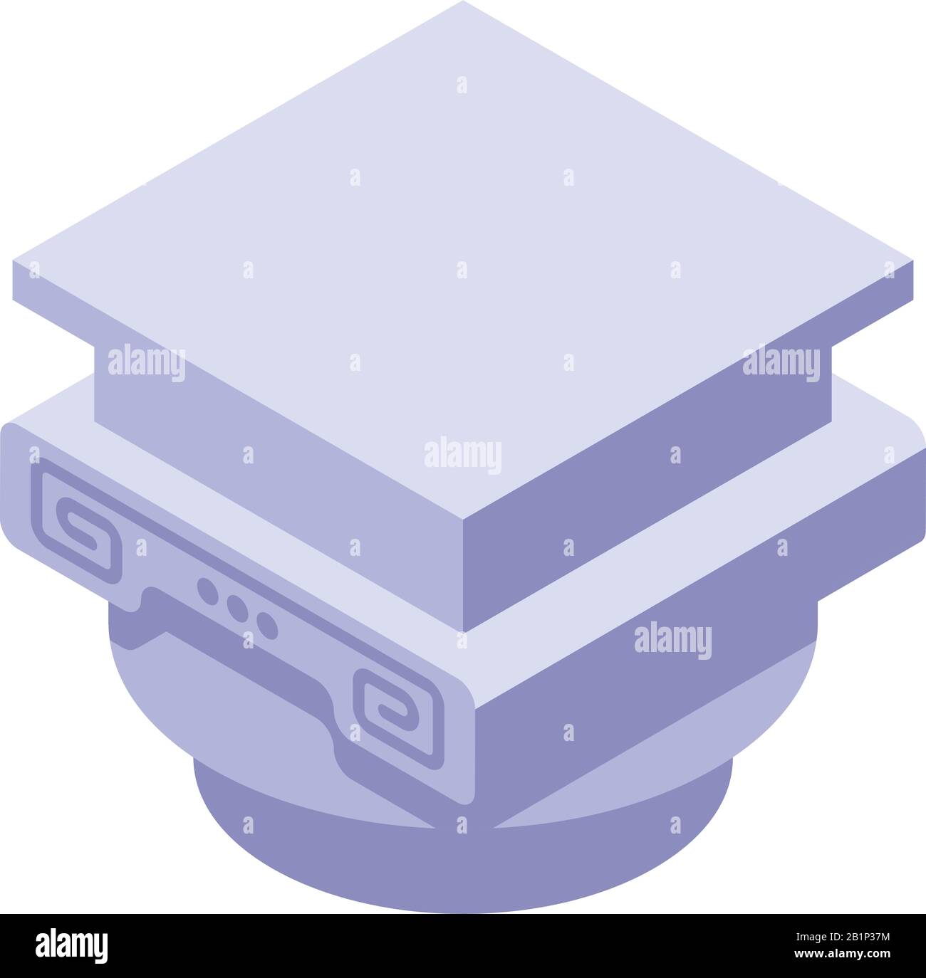 Greek pillar icon, isometric style Stock Vector Image & Art - Alamy