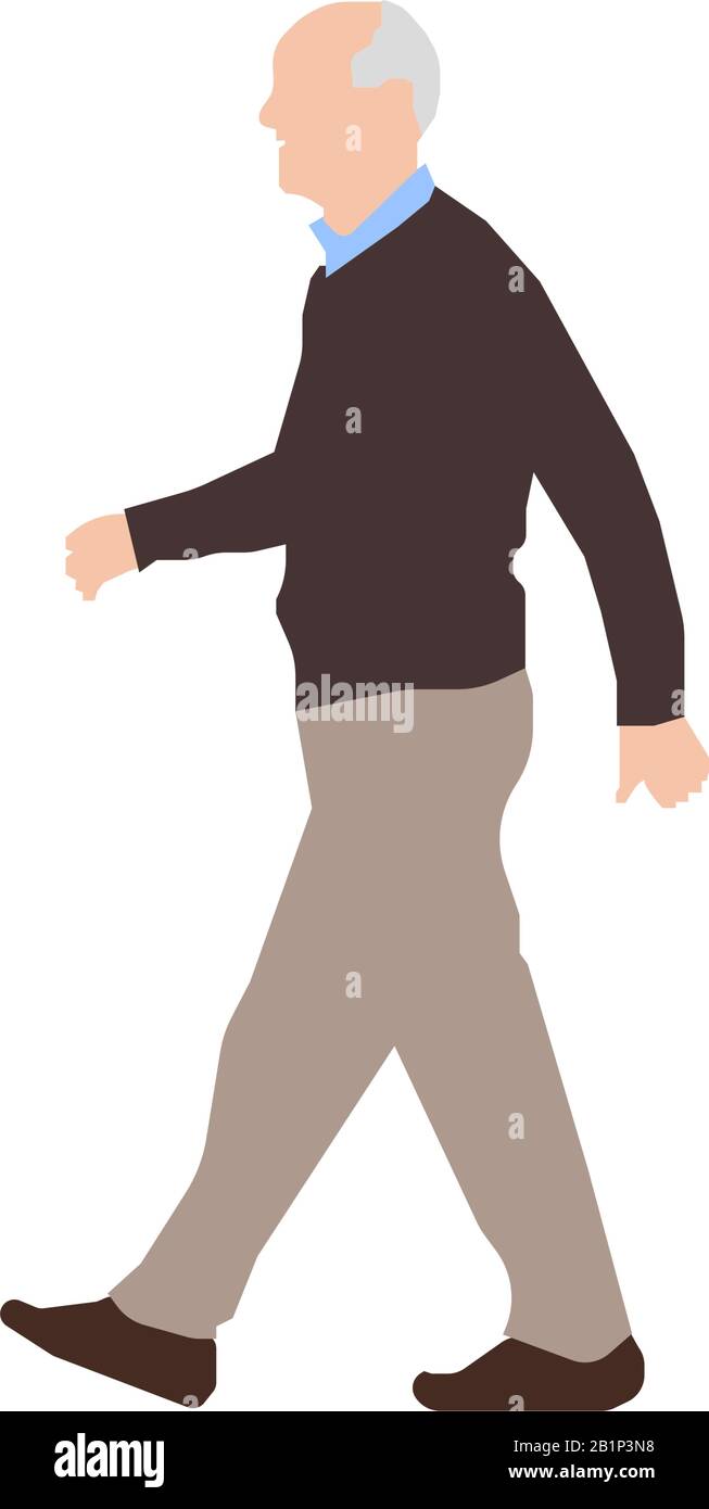 Senior motion Stock Vector Images - Alamy