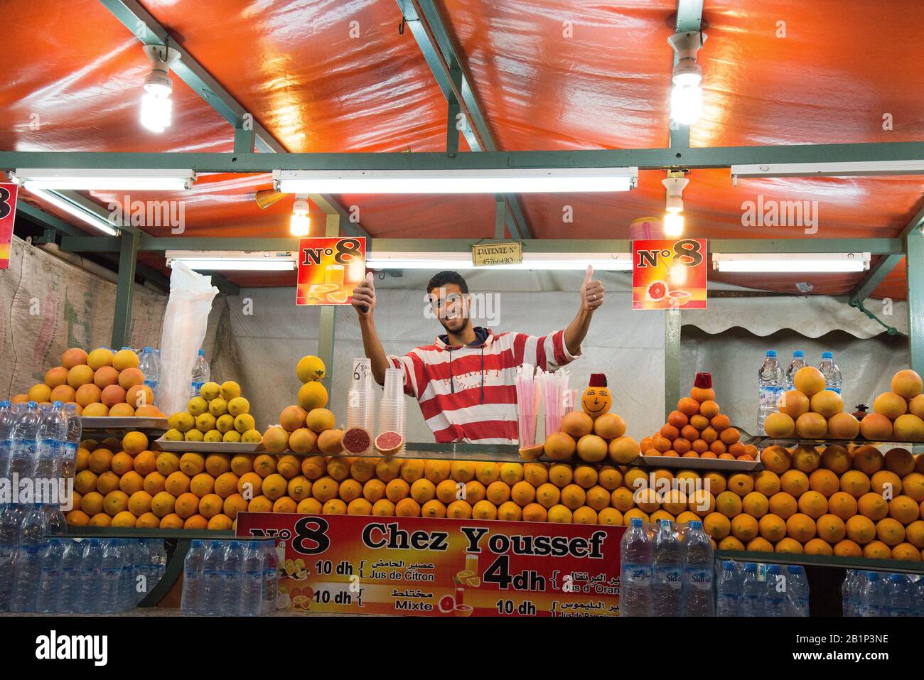 Jemaa el-Fna Square night market, Marakesh, Morocco Stock Photo - Alamy