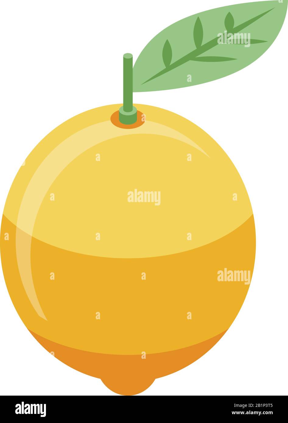 Whole lemon icon, isometric style Stock Vector Image & Art - Alamy