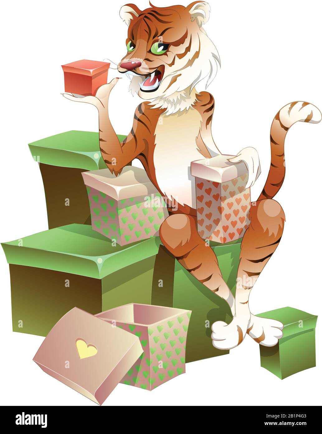 Tiger claw Stock Vector Images - Alamy