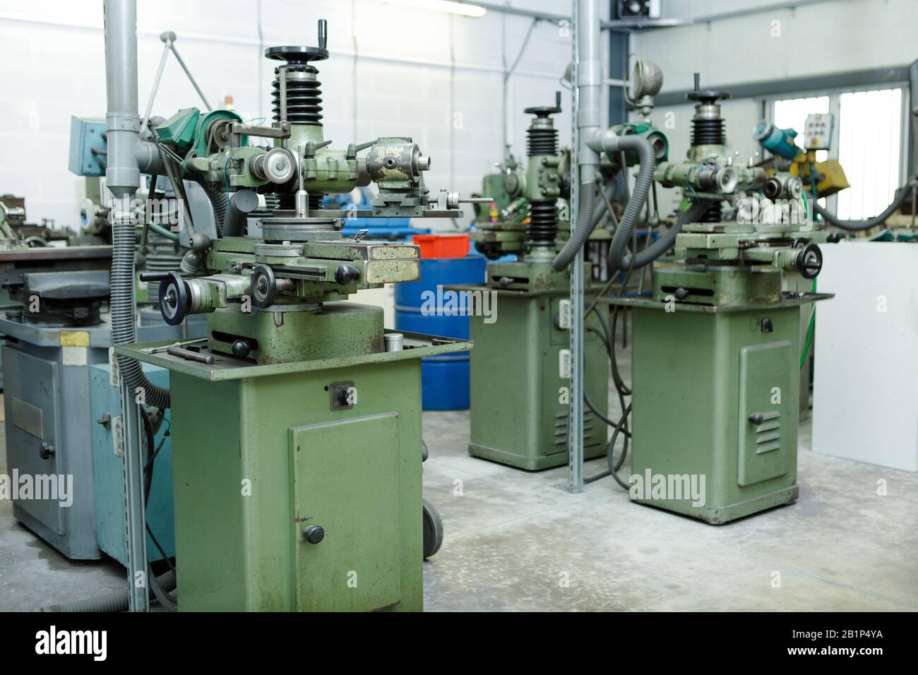 picture of metal working machines Stock Photo - Alamy