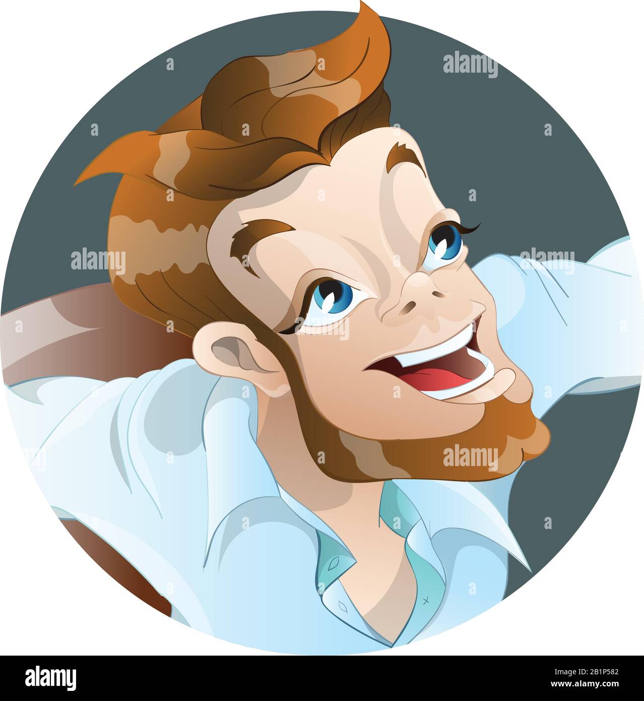 Delight enthusiasm Stock Vector Images - Alamy