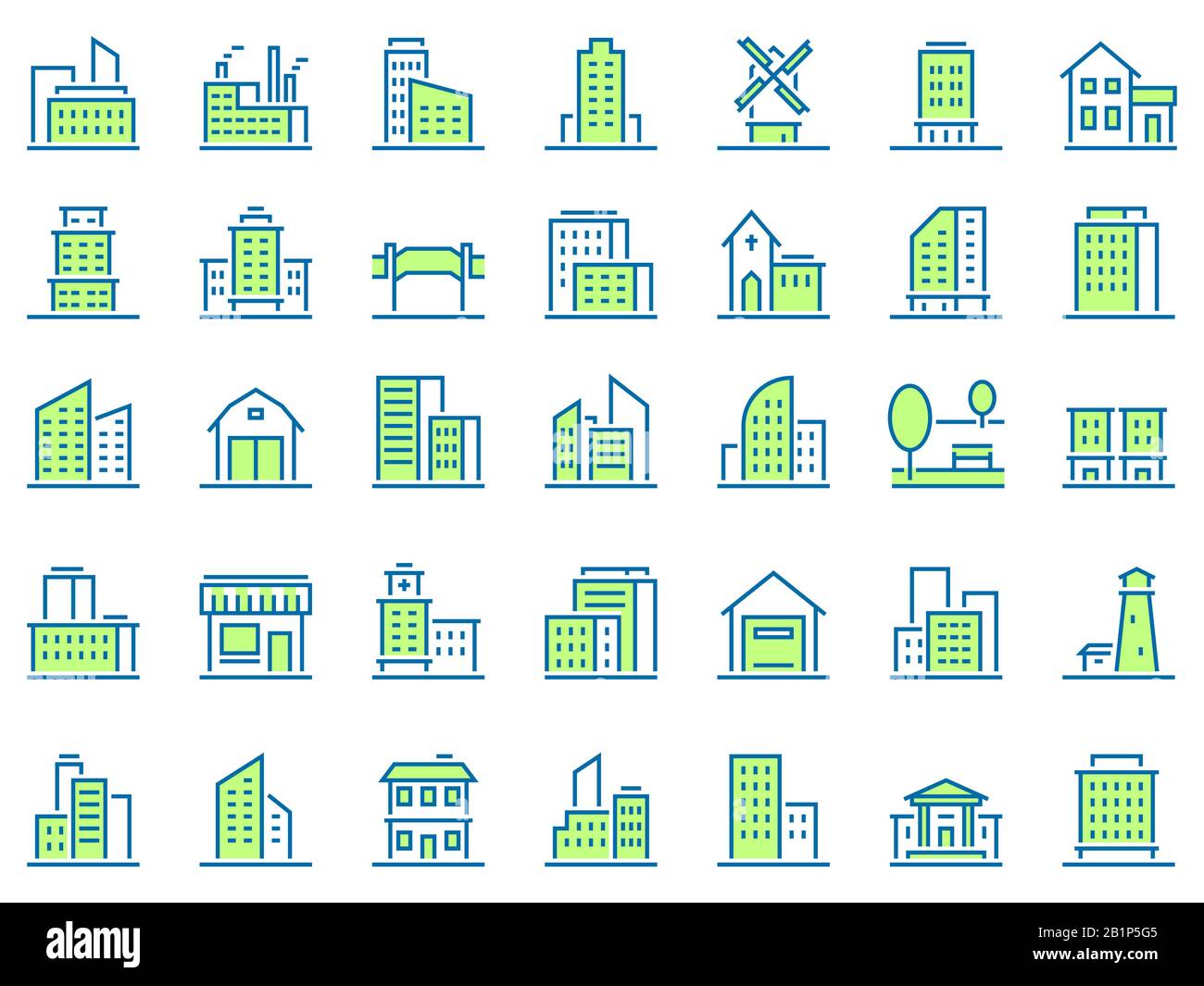 City Building Symbols City Building Icon Outline Vector. Slovakia Map.