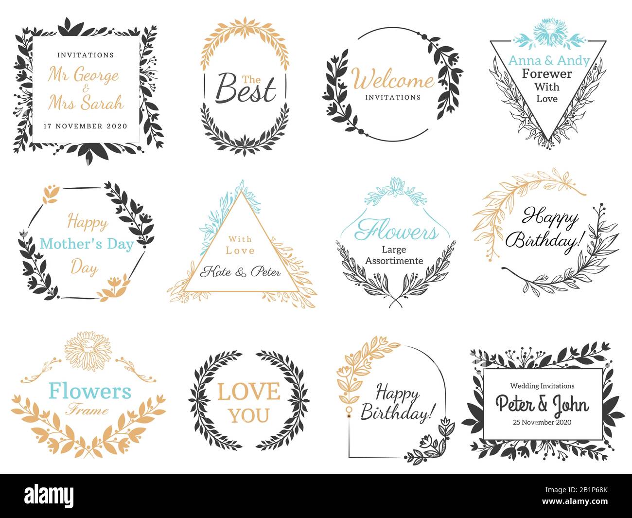 Wedding congratulation Cut Out Stock Images & Pictures - Alamy