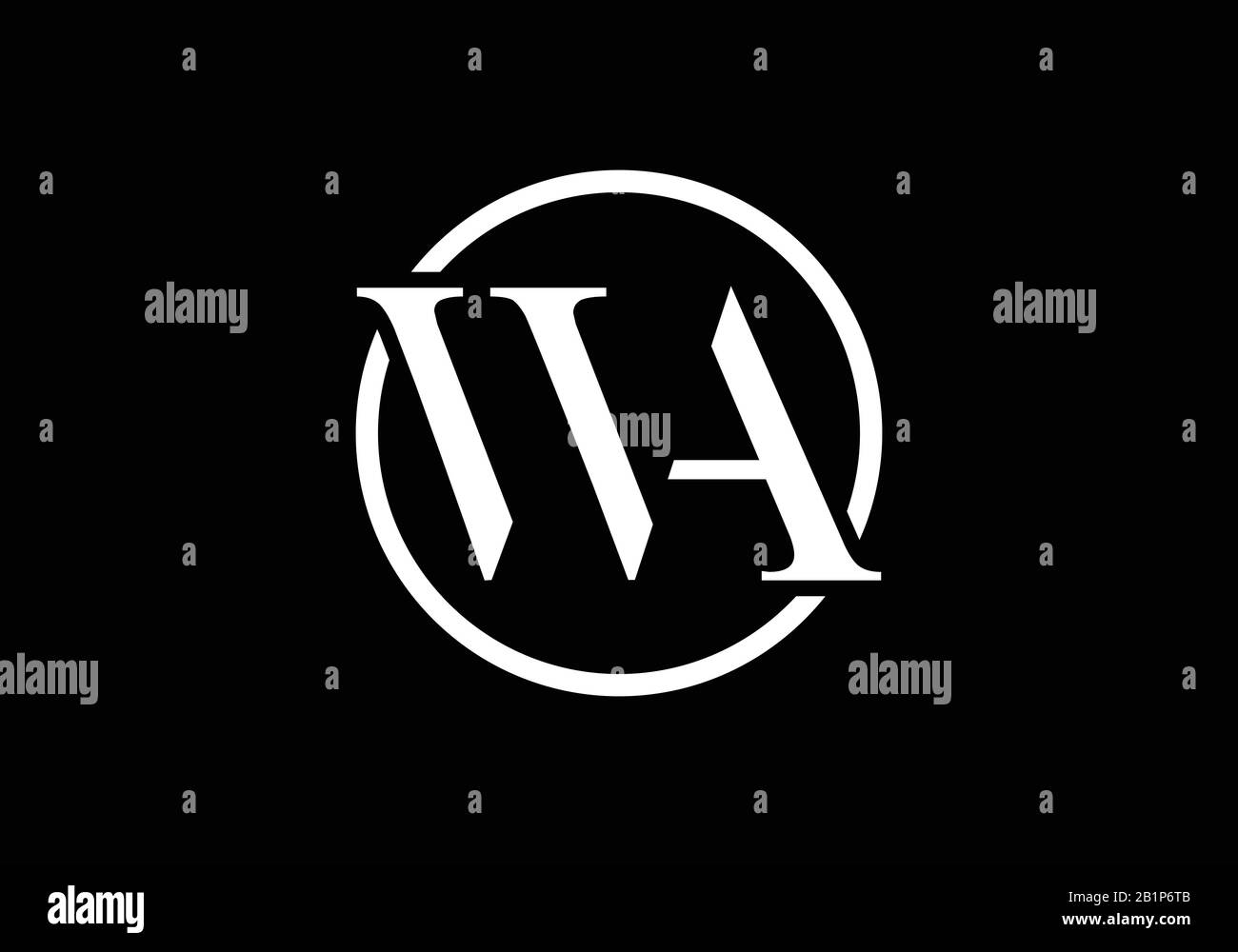 W A Initial letter logo design, Creative Modern Letters Vector Icon ...