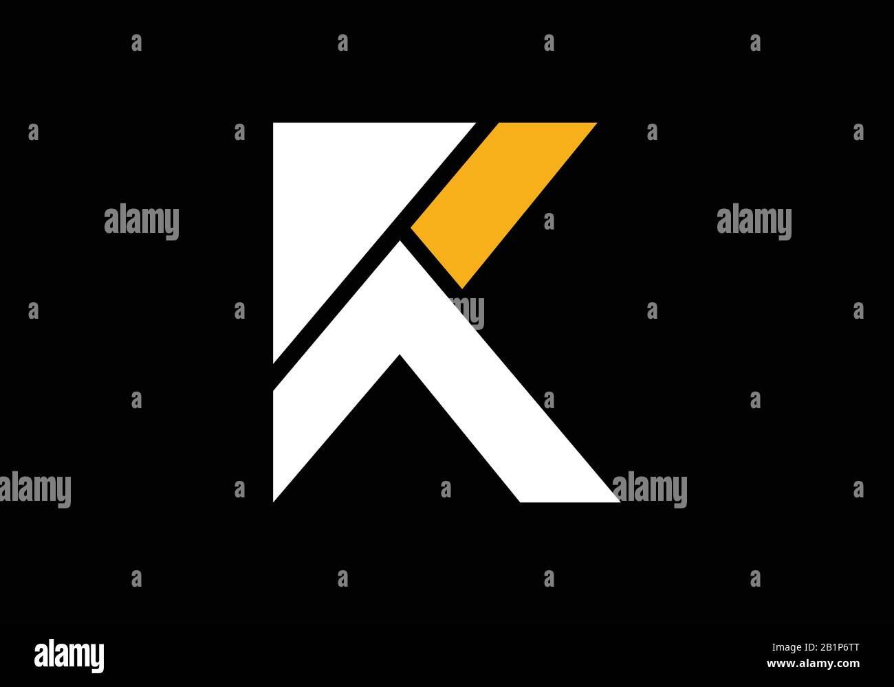 Minimalist K letter logo design, Creative Modern Letters Vector Icon ...