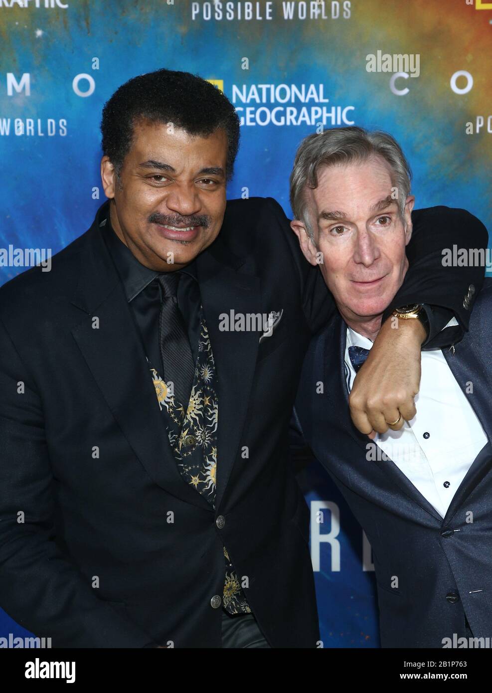 Westwood, Ca. 26th Feb, 2020. Neil deGrasse Tyson, Bill Nye, at ...