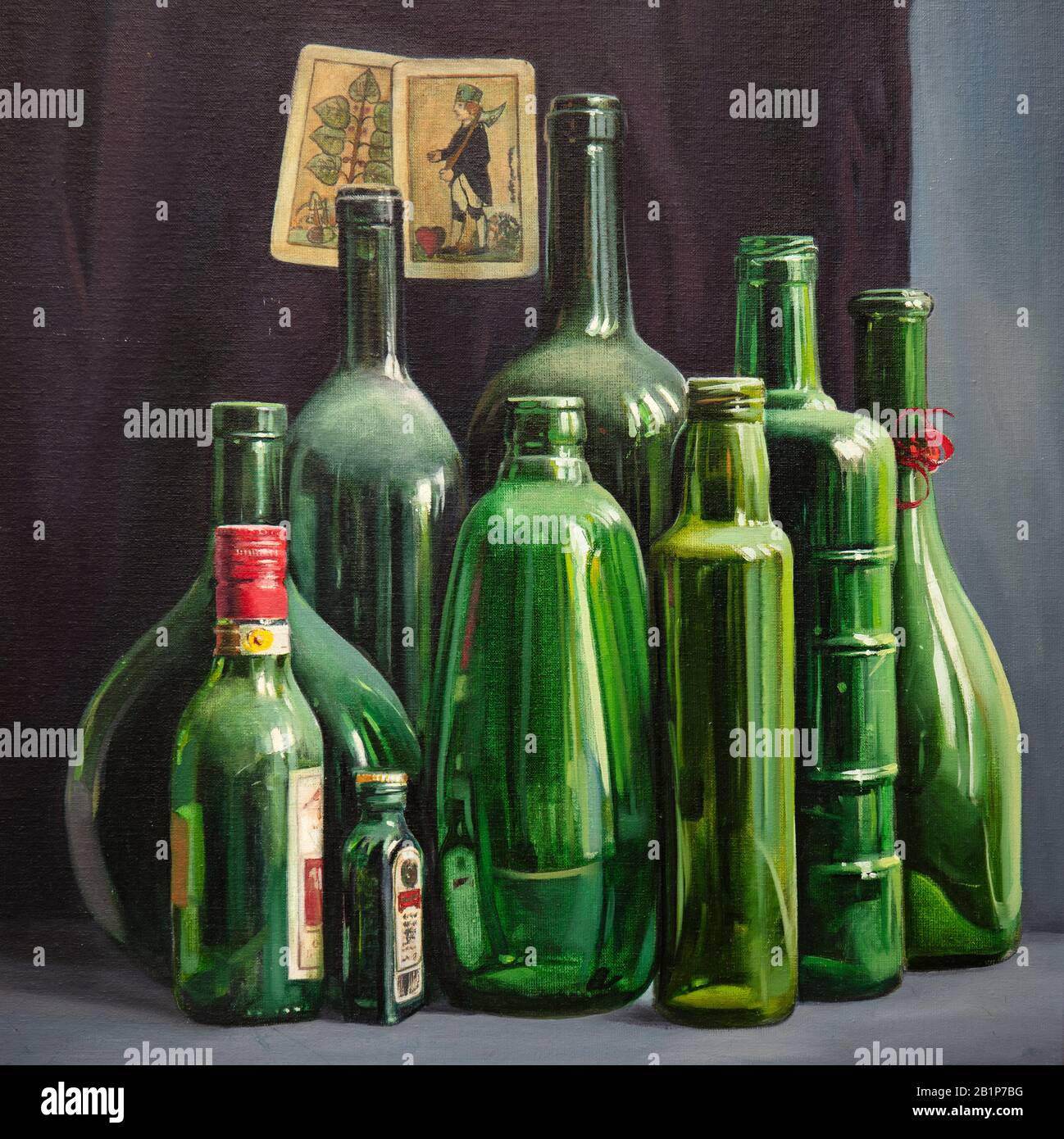 still life, oil painting, handmade Stock Photo - Alamy