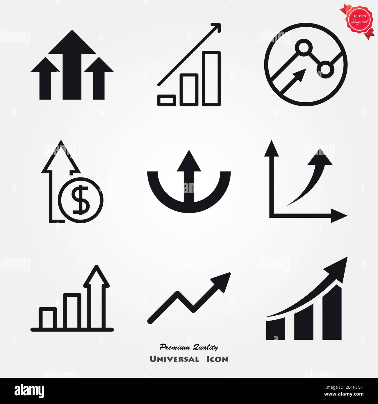 Growth icon, business infographic icon, vector growth symbol Stock ... Growth icon, business infographic icon, vector growth symbol Stock ...