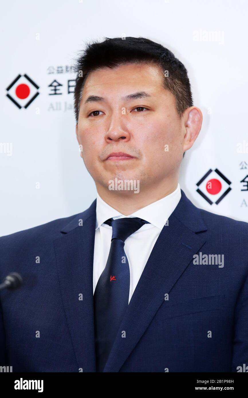 Tokyo, Japan. 27th Feb, 2020. Katsuyuki Masuchi (JPN) Judo : Japanese ...