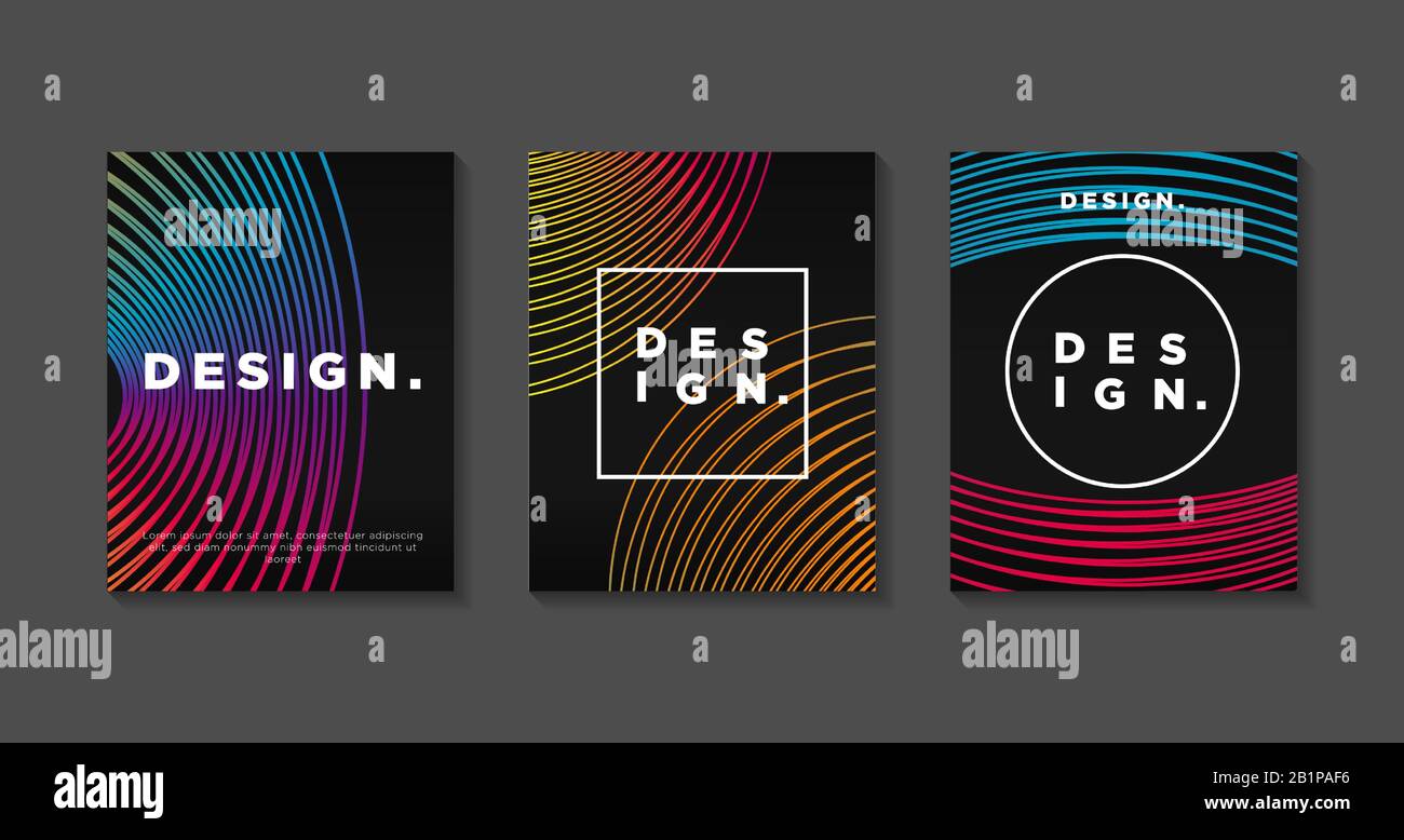 abstract modern gradient cover, fun banner design vector Stock Vector ...