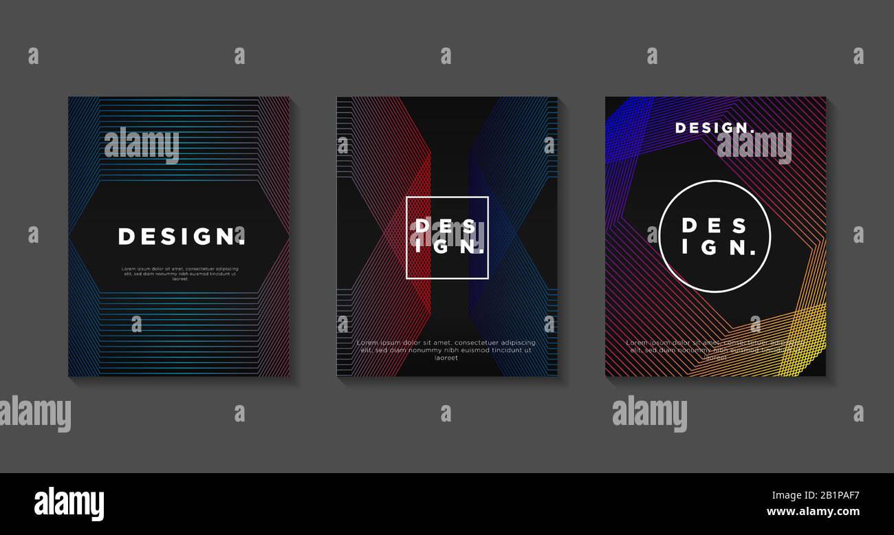 abstract modern gradient cover, fun banner design vector Stock Vector ...