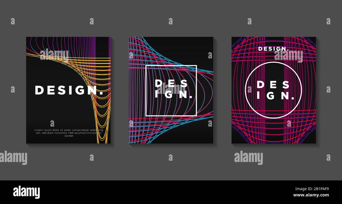 abstract modern gradient cover, fun banner design vector Stock Vector ...