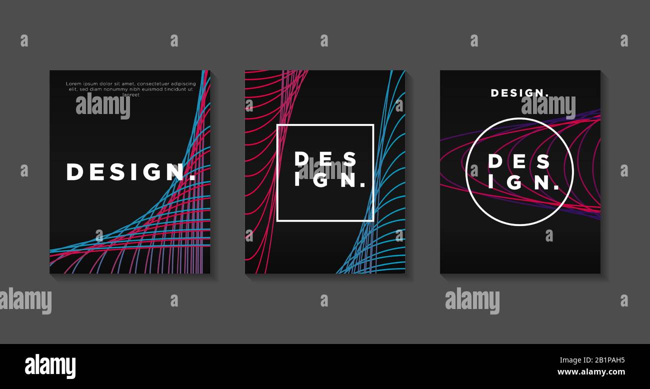 abstract modern gradient cover, fun banner design vector Stock Vector ...