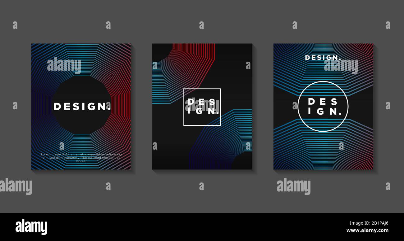 abstract modern gradient cover, fun banner design vector Stock Vector ...