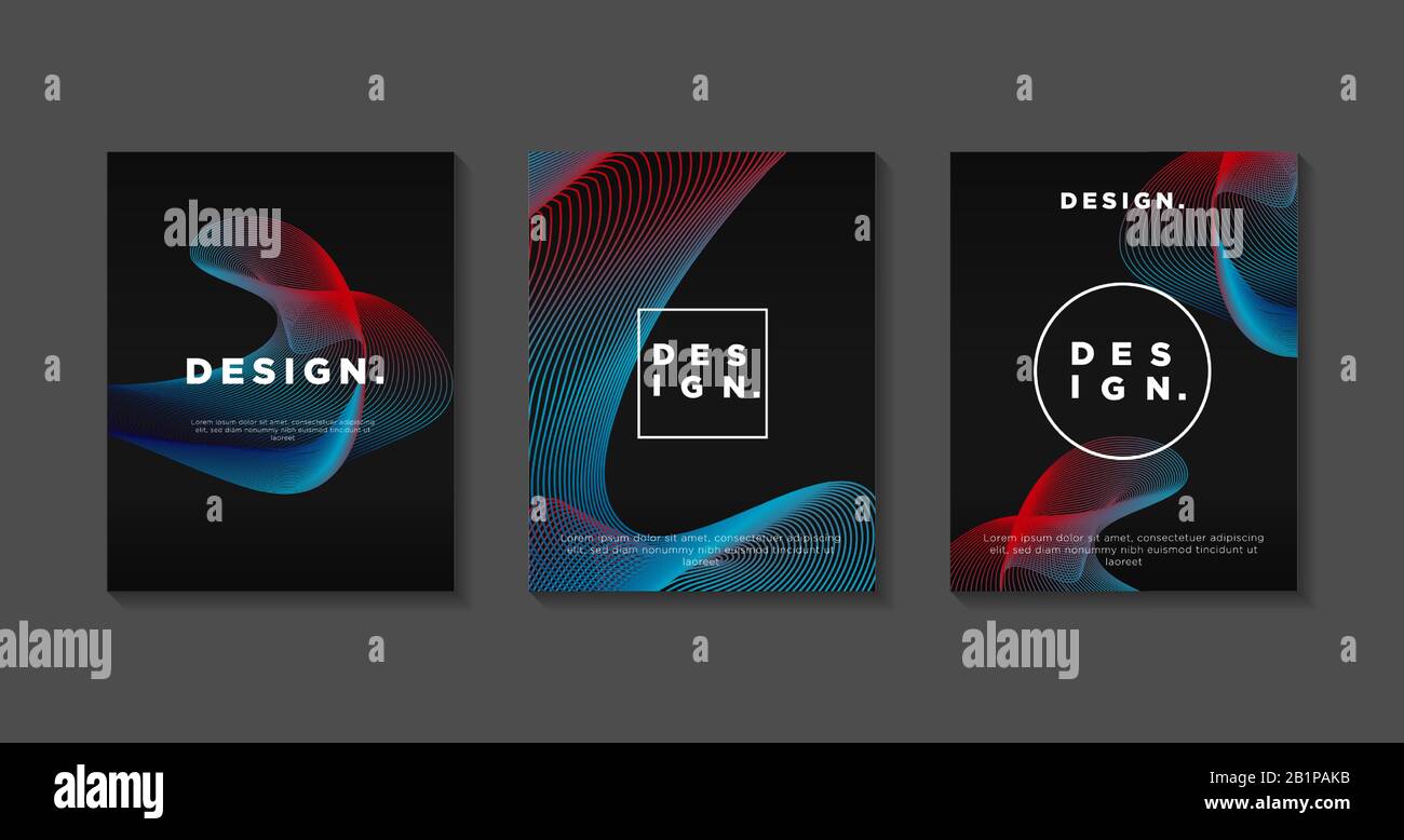 abstract modern gradient cover, fun banner design vector Stock Vector ...