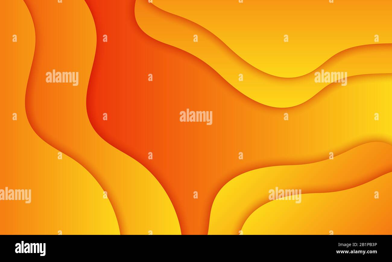 Minimal Orange Background Gradient Abstract Wave Creative Scratch