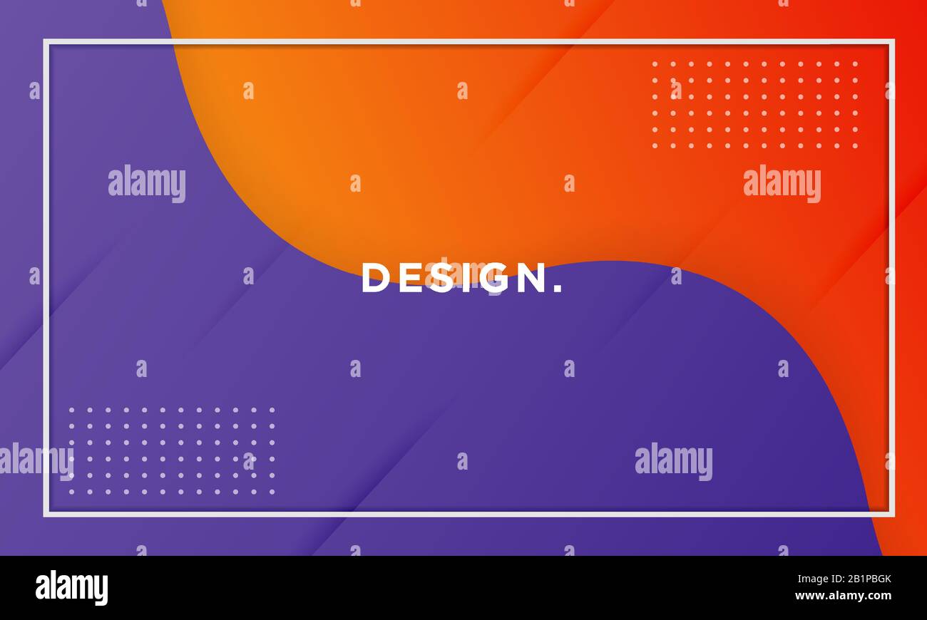 Minimal Orange Background Gradient Abstract Wave Creative Scratch