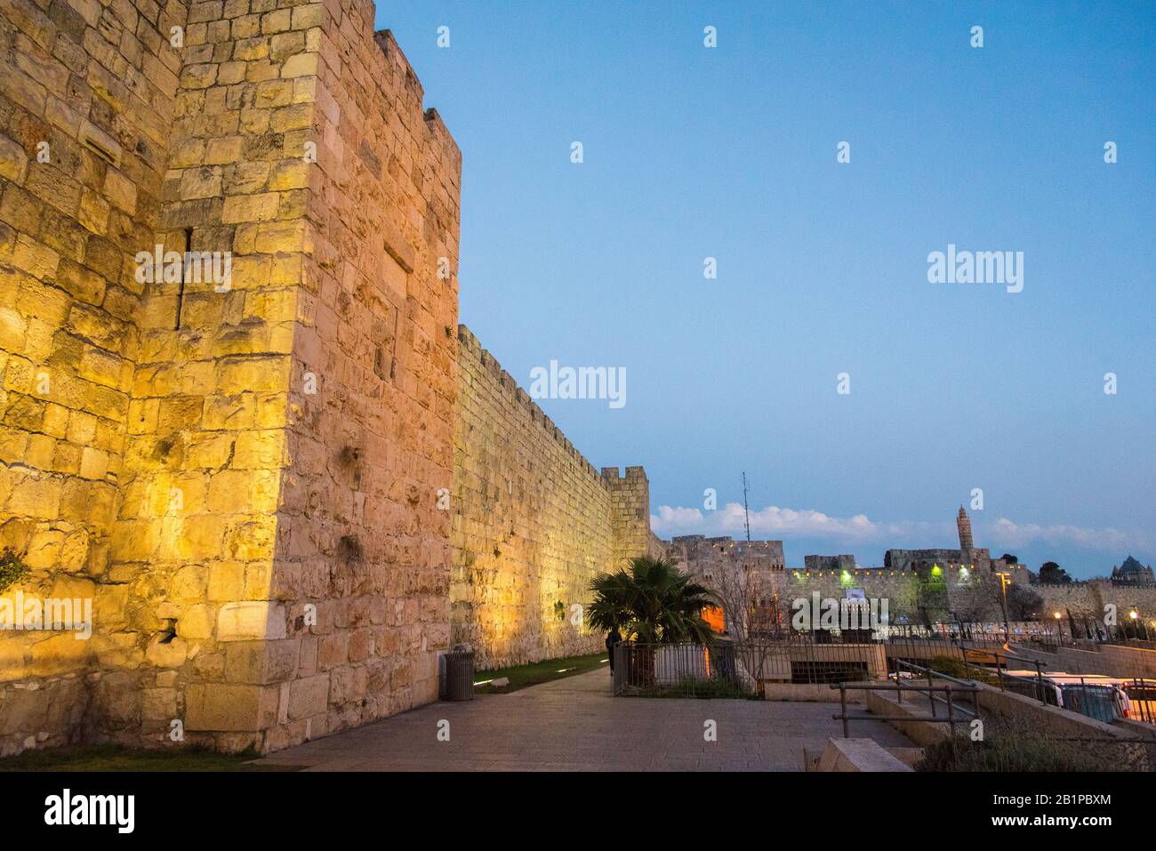Outside Jaffa Gate, Jerusalem Stock Photo - Alamy