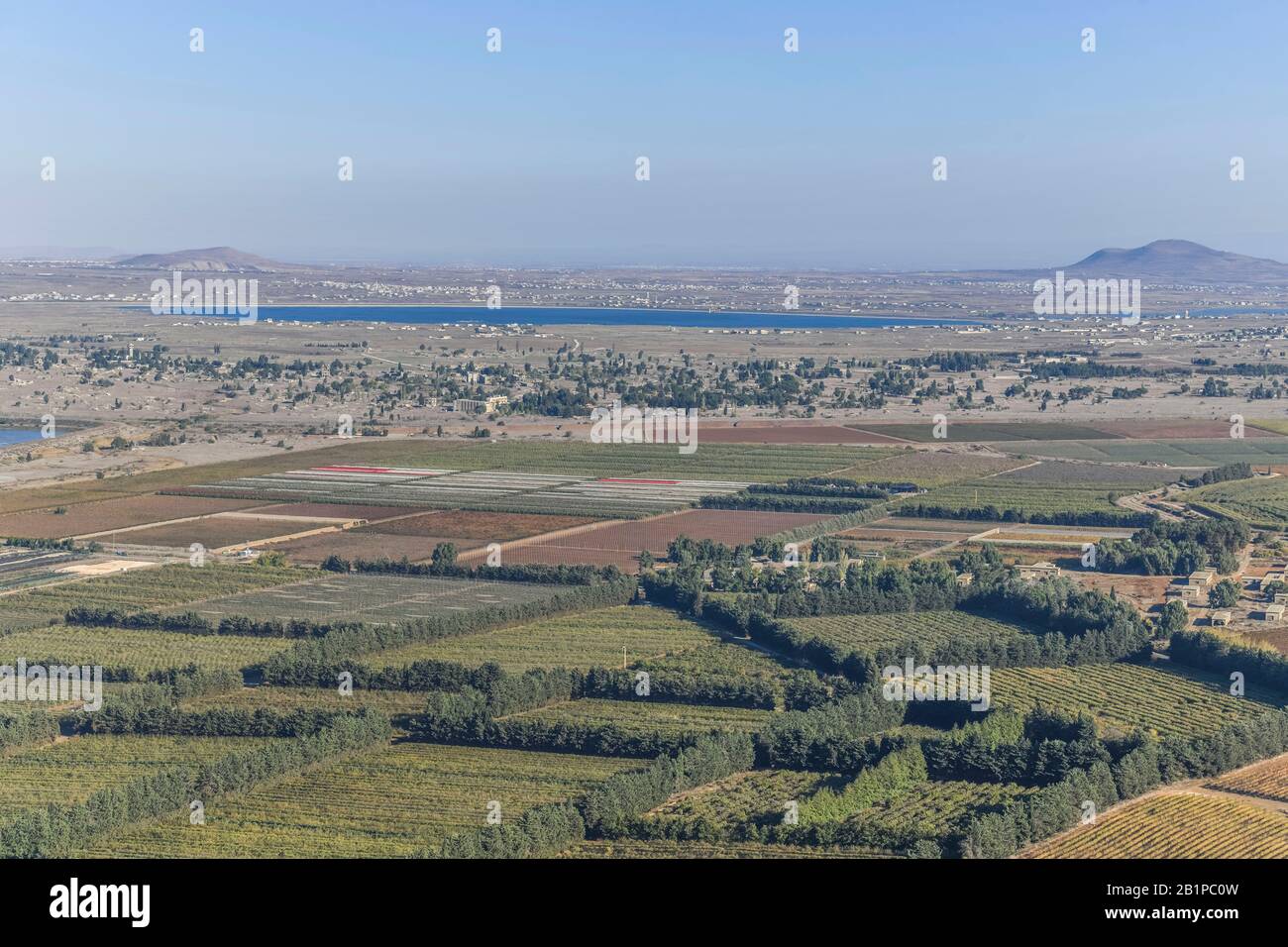 Grenzregion zwischen Merom Golan (Israel) und Kuneitra (Syrien ...