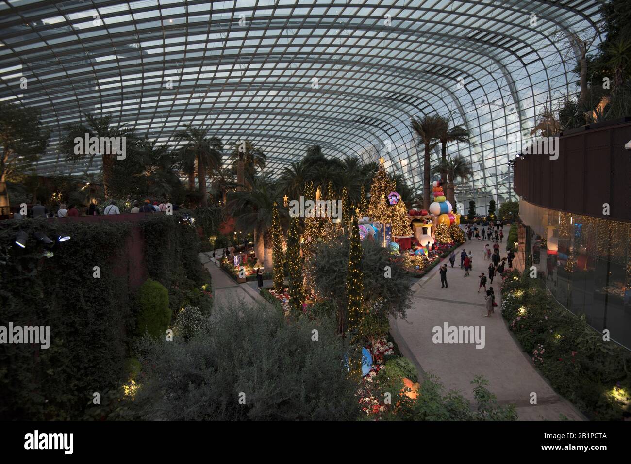 Flower Dome, Gardens by the Bay, Singapore Stock Photo - Alamy