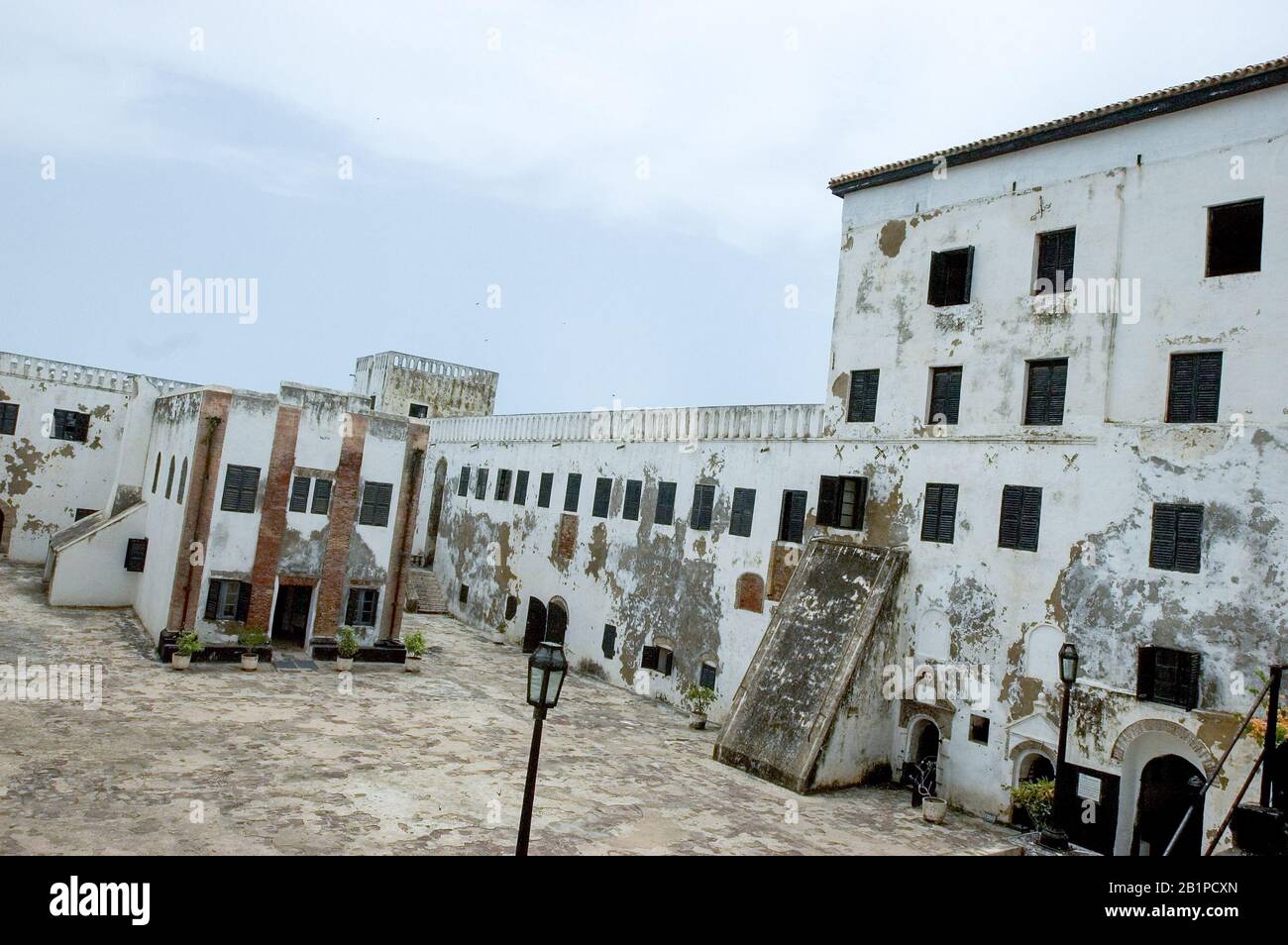 Elmina Castle was originally built for the gold trade but captured by ...