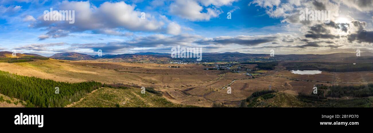 Small irish town aerial hi-res stock photography and images - Alamy