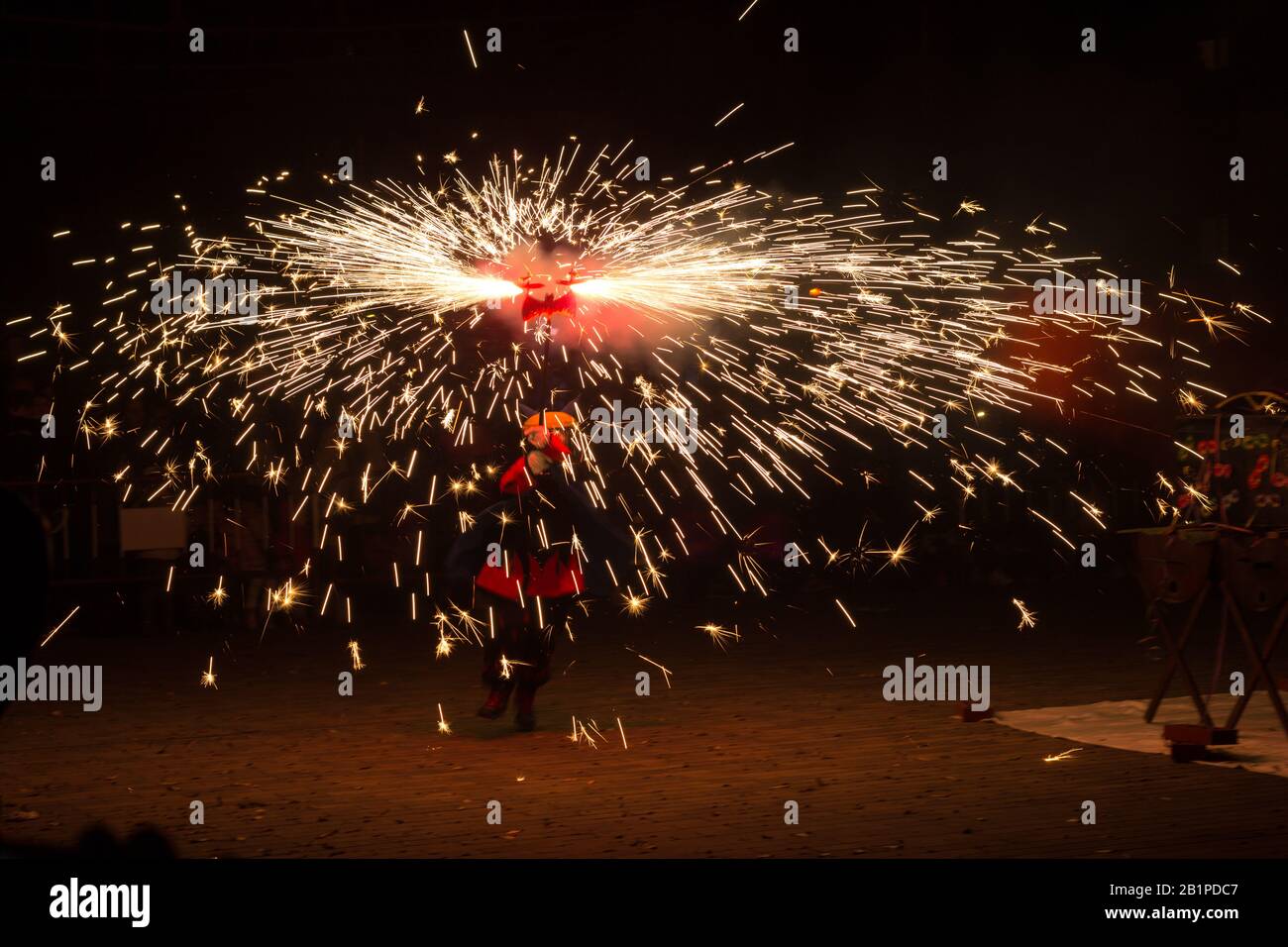 Dance, fire and devils, folklore and Mediterranean festival in which ...