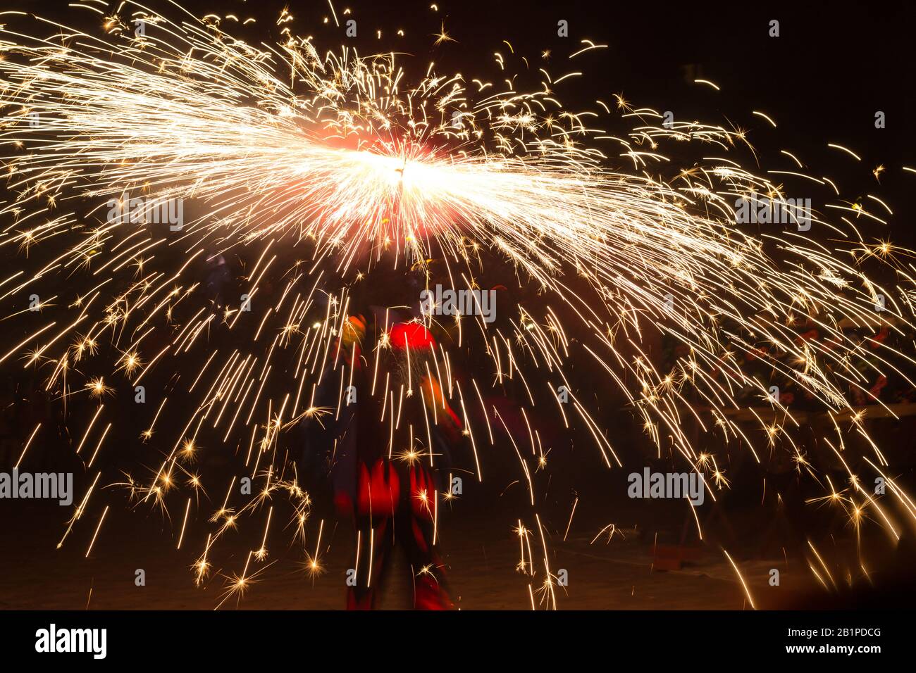 Dance, fire and devils, folklore and Mediterranean festival in which ...