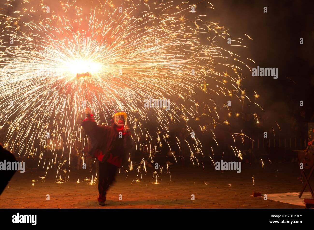 Dance, fire and devils, folklore and Mediterranean festival in which ...