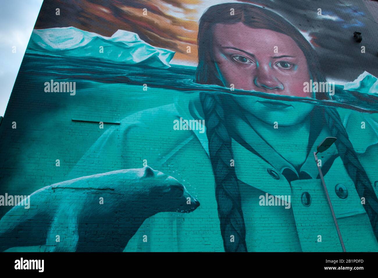 Greta thunberg mural bristol hi-res stock photography and images - Alamy