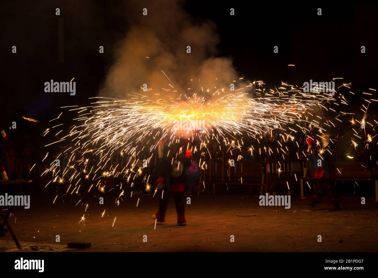 Dance, fire and devils, folklore and Mediterranean festival in which ...