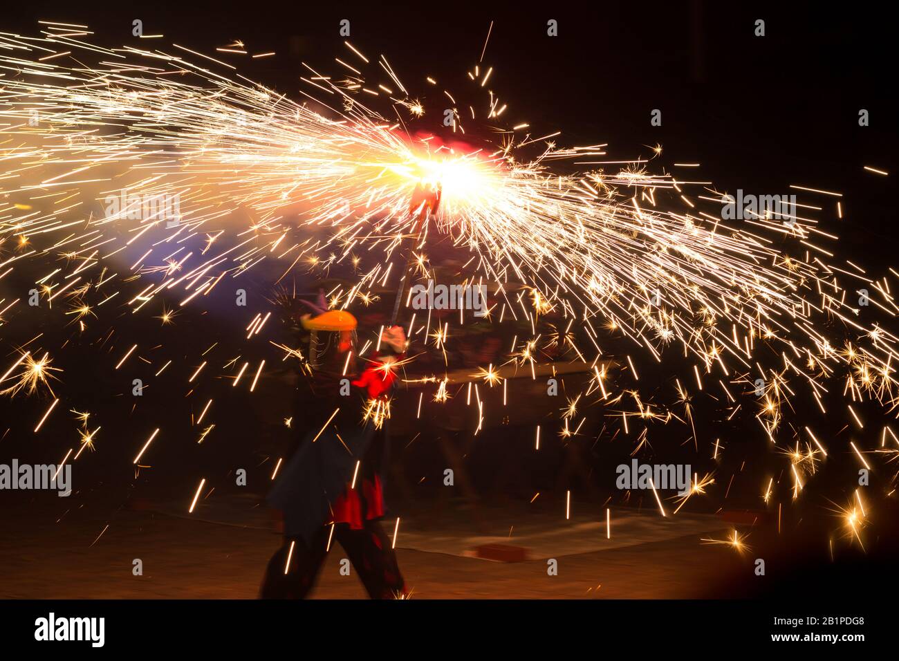 Dance, fire and devils, folklore and Mediterranean festival in which ...