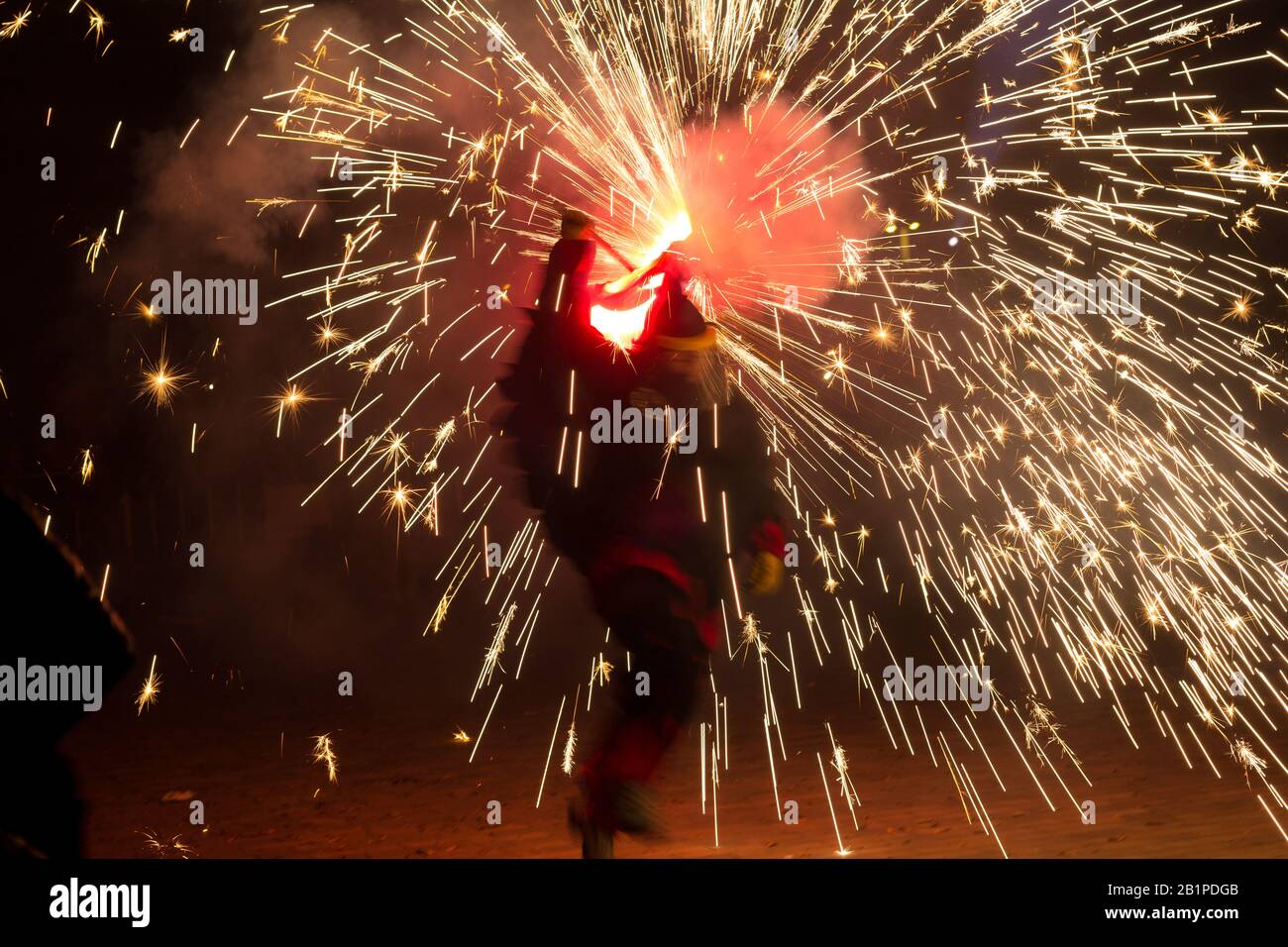 Dance, fire and devils, folklore and Mediterranean festival in which ...