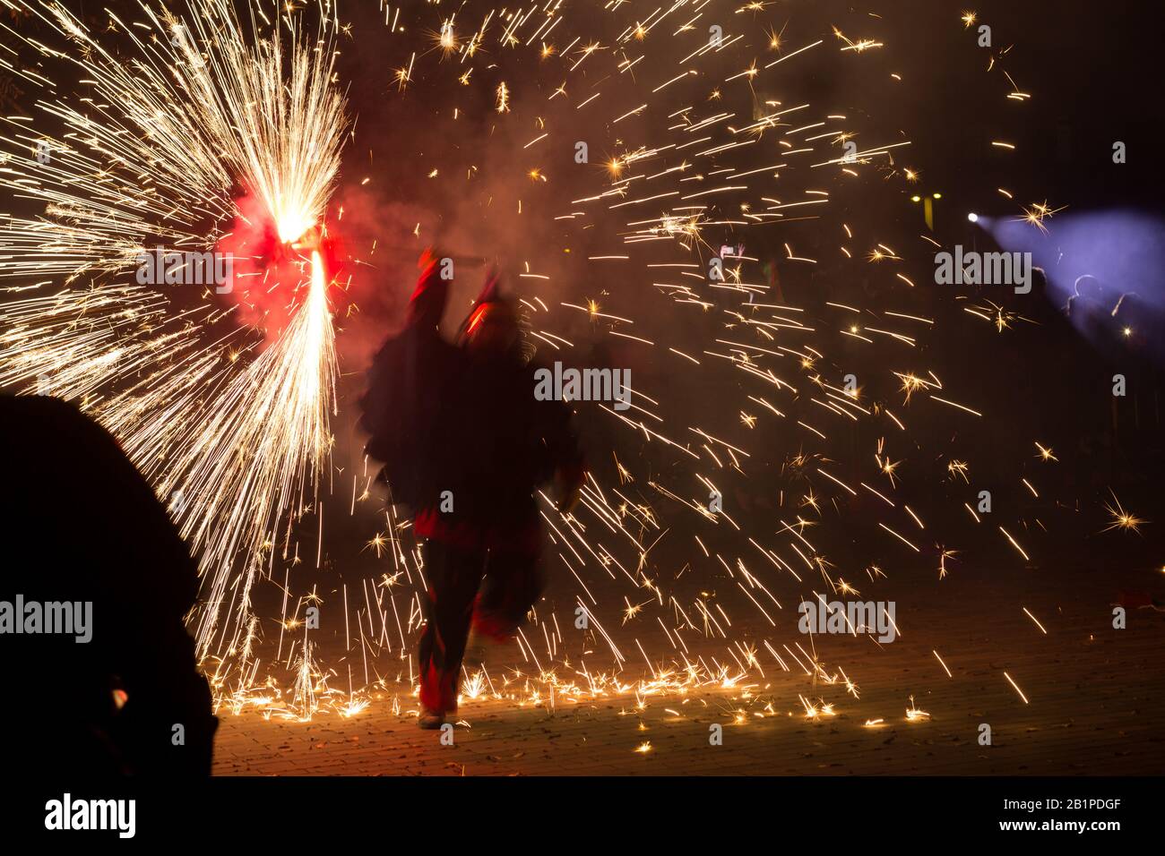 Dance, fire and devils, folklore and Mediterranean festival in which ...