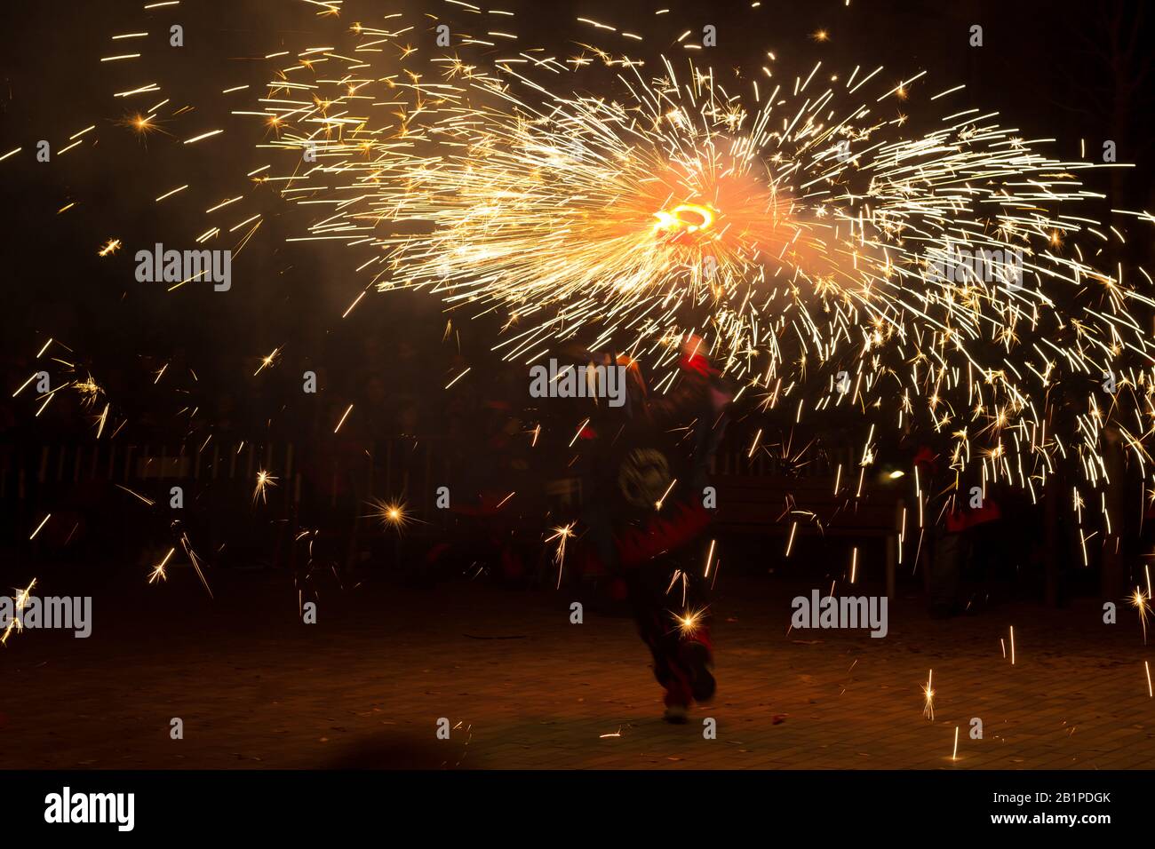 Dance, fire and devils, folklore and Mediterranean festival in which ...