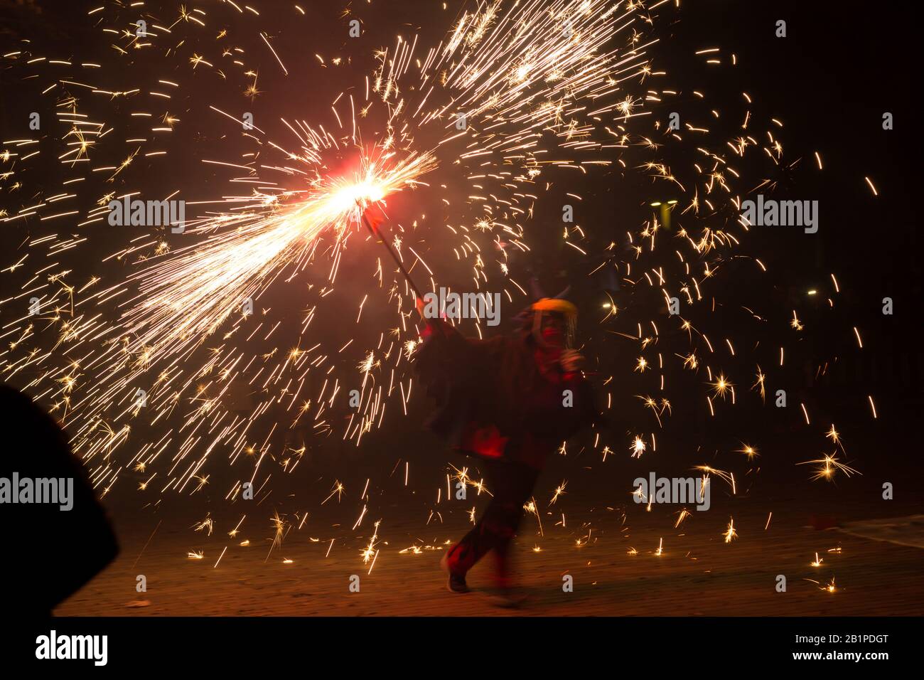 Dance, fire and devils, folklore and Mediterranean festival in which ...
