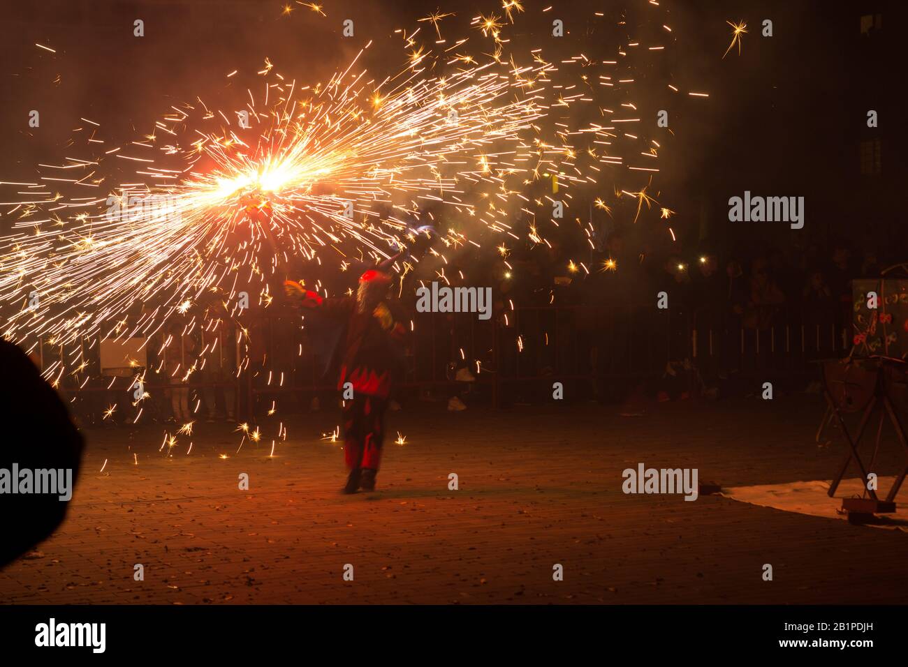 Dance, fire and devils, folklore and Mediterranean festival in which ...