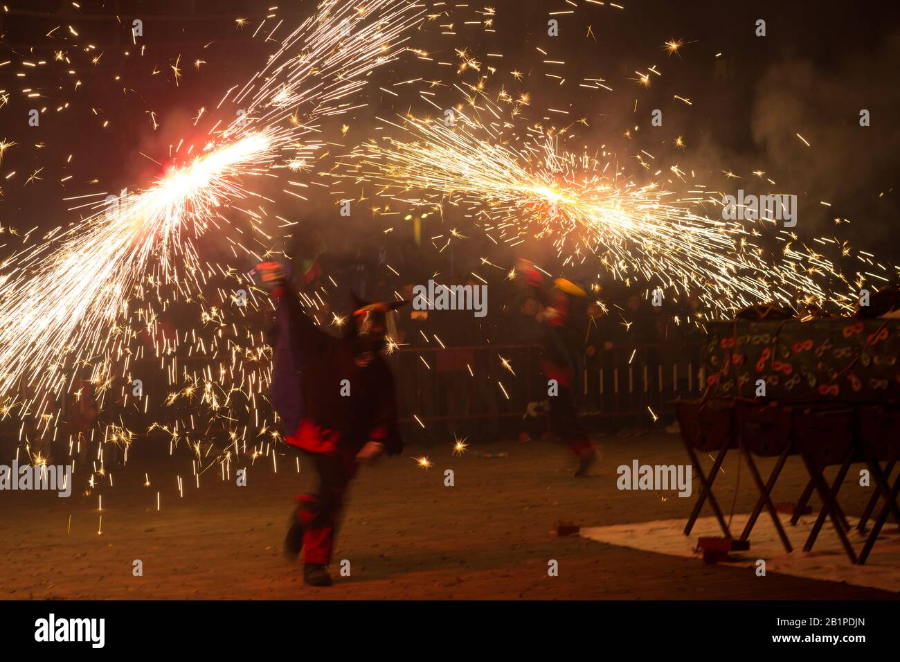 Dance, fire and devils, folklore and Mediterranean festival in which ...